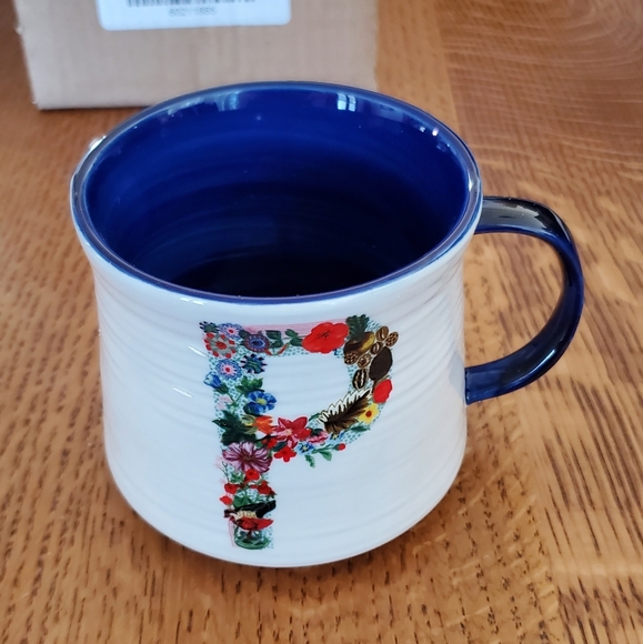 Anthropologie | Kitchen | Anthropologie Nathalie Lete Bouquet Monogram ...